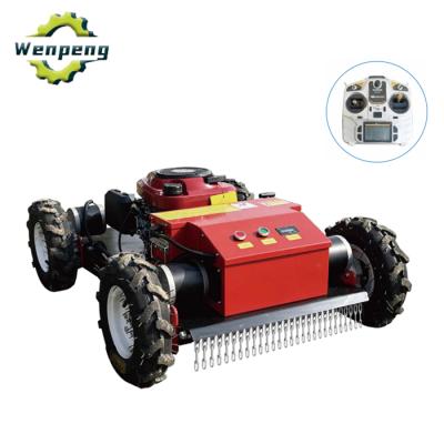 China Cutting Width 550mm Wheel Remote Control Lawn Mower for sale