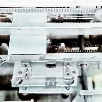 China Stainless Steel Automatic Case Packer Machine Adjustable Speed 1.5KW for sale