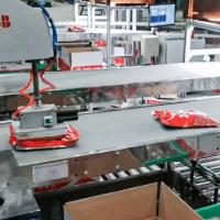 China High Temp Resistant Bag Conveyor Systems PLC Control Adjustable Speed for sale