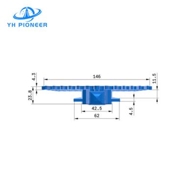 China Heavy Duty Toothed Conveyor Chain Plate Stainless Steel For Automation Solutions for sale