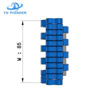 China Precision Engineered Modular Belt with Roller for Smooth and Continuous Material Flow for sale