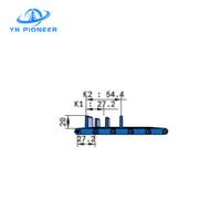 China Adjustable Flat Top Conveyor Belt with Side Flights for Customizable Material Handling for sale