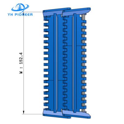 China High - Stability Flat Top Modular Belt with Sidewall for Robust Material Conveying and Containment for sale
