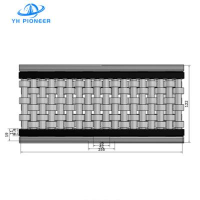 China Robust Three - Row Roller Guide Rail with POM and Stainless Steel for Industrial Safety Protection for sale