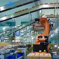 China Robust Fully Layer Automatic Palletizing Systems 10kW 4-5 Axis Palletizer Machine for sale