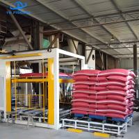 China Flexible Automatic Palletizing Systems Gantry Palletizer Customizable Layer Patterns for sale