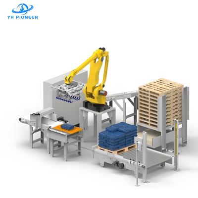 China Palletizer automático de sacos em aço para fertilizantes de grande volume e sacos de cimento for sale