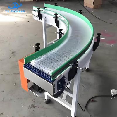 China Customizable Steel Frame Turning Conveyor Chain Plate With POM Belt Material for sale