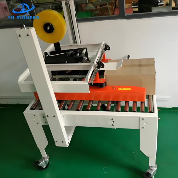 Quality Steel Frame Automated Carton Sealer Machine , Carton Box Sealing Machine 4000W for sale