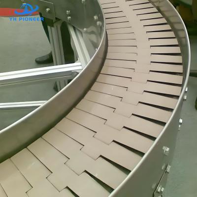China Low Noise Flexible Chain Conveyor Adjustable Speed and Various Voltage Options for sale