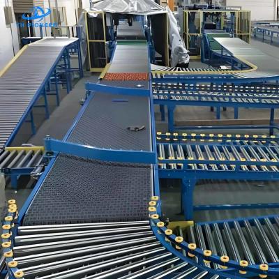China Duurzame rollenzakconveyorsystemen met 0-30 m/min verstelbare snelheid voor productielijnen met een groot volume Te koop