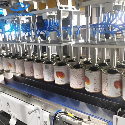 중국 자동 포장 솔루션을 위한 1분당 8-12개의 케이스의 포장 속도를 가진 고효율 캔 케이스 포장 기계 판매용