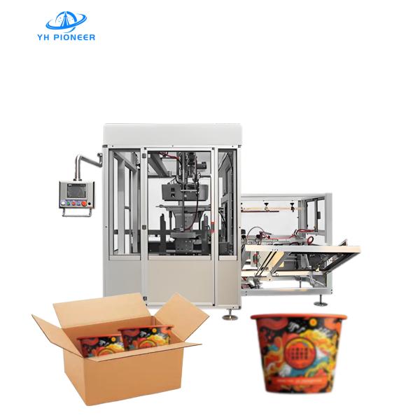 Quality Noodles Cups Case Packer Machine Solution for Diverse Packaging Needs for sale