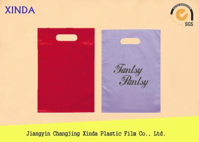 China Heat press die cut poly bags handle stick 100% new raw material for shoes box for sale
