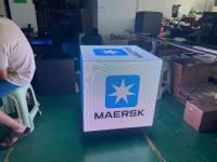 China 220v Led Screen Cube Synchronous / Asynchronous for sale