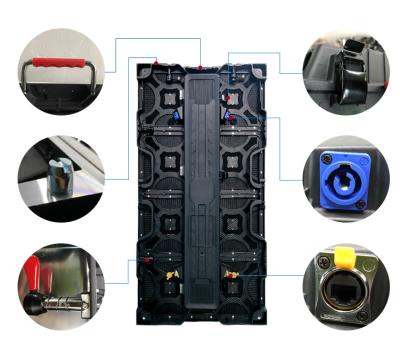 Cina Lo schermo locativo all'aperto 500mm*500mm di P4.81 LED alluminio della pressofusione in vendita