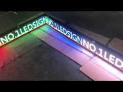 P3 Indoor RGB LED Window Display Signs Semioutdoor For Shop Decoration