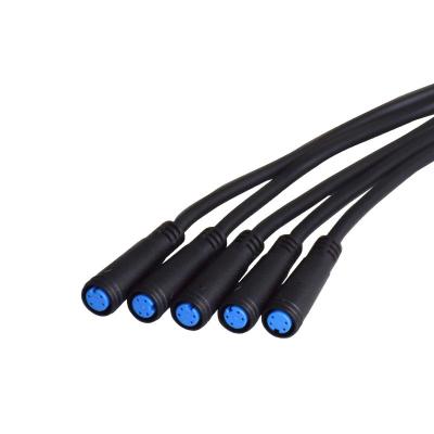 China M8 Waterproof 4 Pin Male Wire Harness Plastic Cable Mini Circular Connector for sale