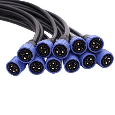 China M25 5 Pin Self Locking Waterproof Power Connector 30A 300V IP67 Quick Lock Circular Plug for sale