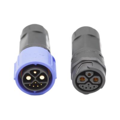 China M20 Waterproof Connector IP68 2 3 4 5 Pin Straight Type Lock Wire Power Supply Connector for sale