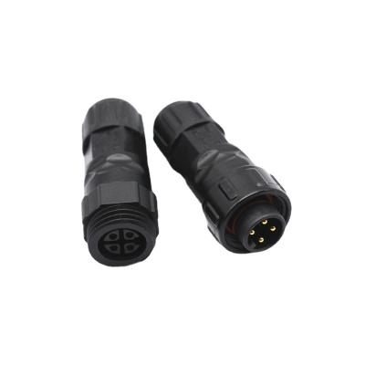 China M16 3 Pin Outdoor Waterproof Connectors IP67 IP68 Waterproof Cable Assembly for sale