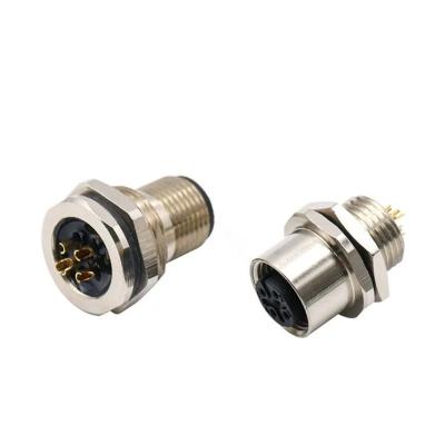 China Automotive Waterproof Cable Connector IP67 IP68 2 - 17 Pin M12 Female Connector for sale