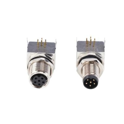 China M8 Male 3 Core Aviation Plug Sensor Coaxial RF Connector Threaded IP67 IP68 Waterproof for sale