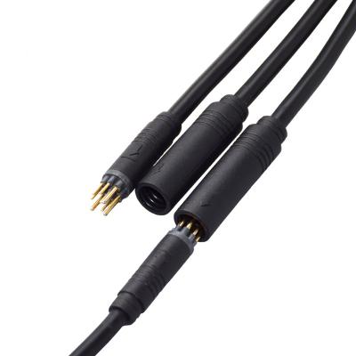 China Electric Bike E Scooter Motor Connector Cable Waterproof 9 Pin Motor Cable for sale