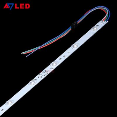 China Adled light hot sales smd 3030 12leds RGB rigid strip light led backlight diffuse light bar for advertising led light bo for sale