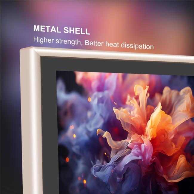 Huixin 32inch Smart TV Bulk OEM/ODM Commercial TVs - Metal Casing & 4mm Tempered Glass A+ LCD Panels