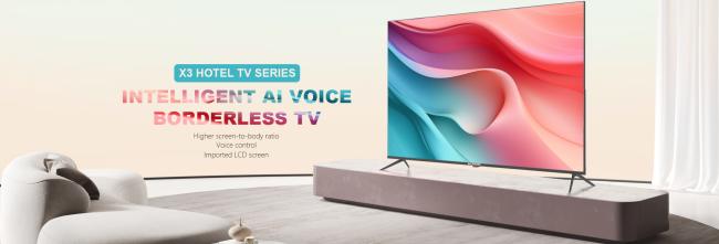 Borderless Smart TV -  A+ LCD Panel Ultra Slim Bezel 2K/4K UHD Display Commercial Sizes TVs