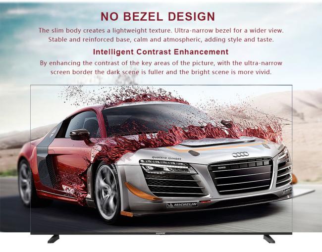 Borderless Smart TV -  A+ LCD Panel Ultra Slim Bezel 2K/4K UHD Display Commercial Sizes TVs