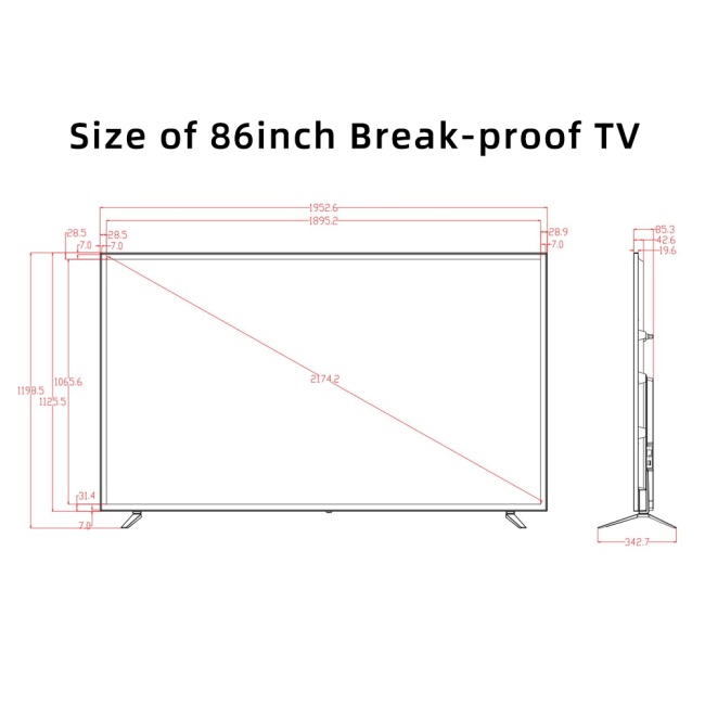 86" Commercial-Grade 4K Smart TVs, OEM Smart TV Manufacturer, Digital ...