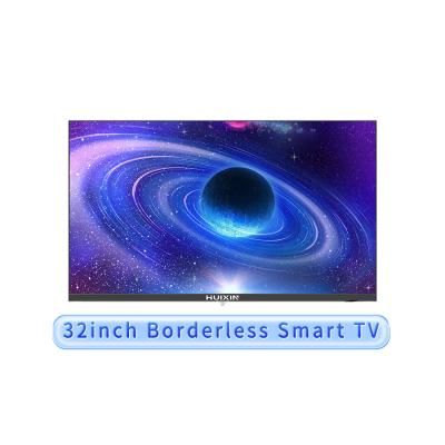 China OEM/ODM 32inch Borderless Smart TV -  A+ LCD Panel Ultra Slim Bezel 2K/4K UHD Display Commercial Sizes TVs for sale