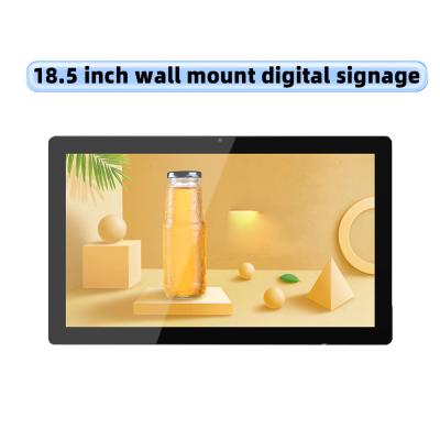 China 18.5 Inch Customizable Menu Board Advertising Wall Mounted Digital Signage Solution for Brand Promotion & Information Display for sale