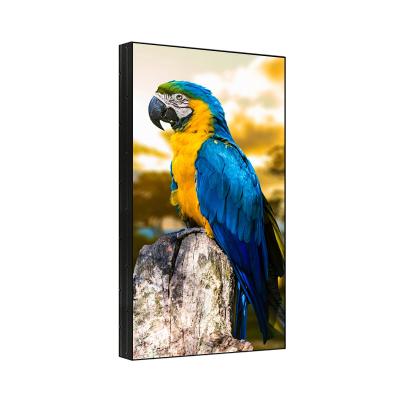 China Large 65 Inch Wall Mount Break Proof Screen Metal Shell Large Splicing Screen 4K UHD Display LCD Digital Signage Screen Advertising Video Wall for sale