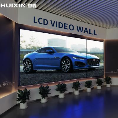 China Large 65 Inch Wall Mount Break Proof Screen Metal Shell Large Splicing Screen 4K UHD Display LCD Digital Signage Screen Advertising Video Wall for sale