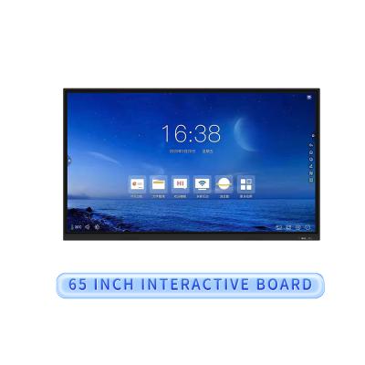 China 65 pulgadas todo en uno Smart LCD Panel plano Interactivo de la placa multimedia todo en uno Intelcore I3I5I7 LED luz de fondo HD Definición para la educación en venta