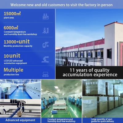 Cina Display interattivo da 75 pollici a livello del pavimento ad alta luminosità a grande formato Multi-Touch Retail Wayfinding Solution Digital Signage in vendita