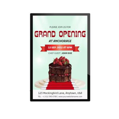 China 32-Inch Android Digital Signage LCD Display Remote-Controlled Wall-Mount Advertising Player for Shopping Malls, Vertical DOOH Digital Poster Display for sale