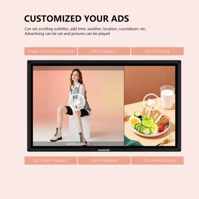 China 32-Inch Android Digital Signage LCD Display Remote-Controlled Wall-Mount Advertising Player for Shopping Malls, Vertical DOOH Digital Poster Display for sale