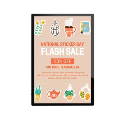 China 50 Inch Cloud-Based Content Management Split-Screen Functionality Wall-Mounted Digital Signage with Built-in Media Player for sale