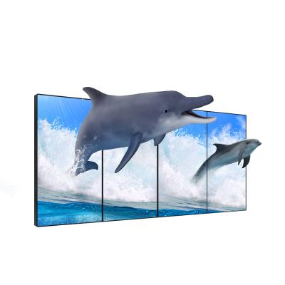 China 46 Inch BOE SCREEN BRAND 1.7mm Gap Multi Screen Video Wall Photo Self-Service Business Welcome Display Splicing Screen for sale