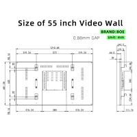 China 55 Inch BOE SCREEN 0.88mm Gap Advertising Led-Video-Wall-Panel Digital Video Wall DID LCD Video Wall Panel Matrix Splicing Screen for sale