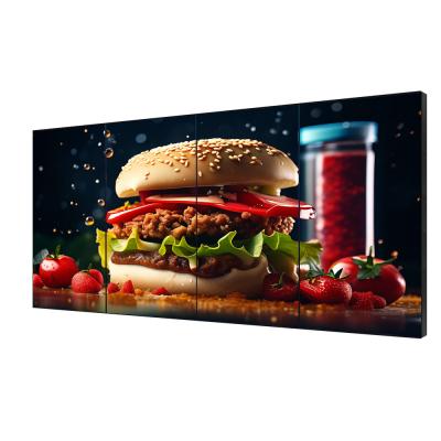 China Ultra-Narrow Bezel Splicing Screen Minimum Seamless 0.88mm Gap 4K UHD Image Black/Customize Video Wall for sale
