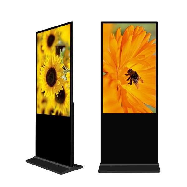 Quality Grade A LCD Panel Floor-Standing Digital Signage Fully Customizable Content in Stunning HD Floor Standing Mounting Type for sale