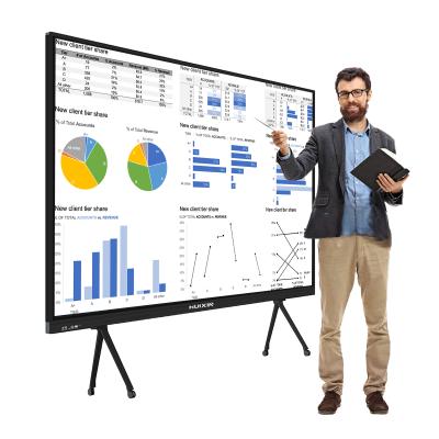 중국 줌/Teams/Webex 네이티브 지원, 화상 회의 기능 탑재 인터랙티브 스마트 보드, 32GB ROM, 4GB RAM, Intel Core i3/i5/i7 4세대 ~ 13세대 옵션 판매용