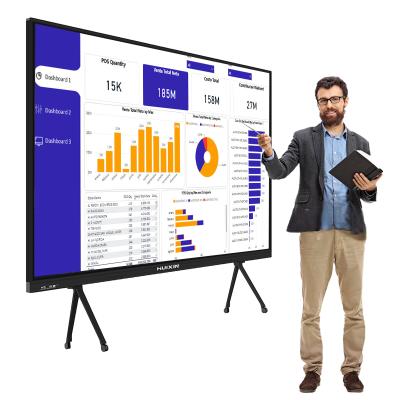 중국 줌/Teams/Webex 네이티브 지원, 화상 회의 기능 탑재 인터랙티브 스마트 보드, 32GB ROM, 4GB RAM, Intel Core i3/i5/i7 4세대 ~ 13세대 옵션 판매용