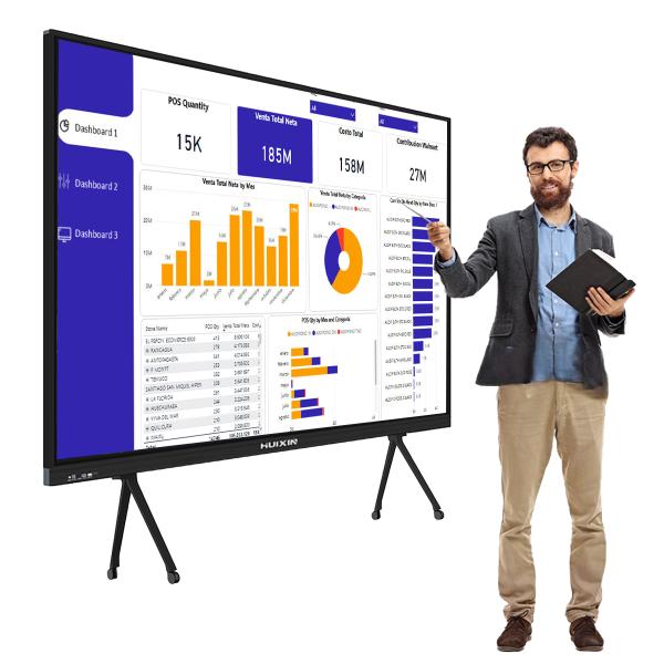 Quality Interactive Smart Board with Video Conferencing Native Support for Zoom/Teams for sale