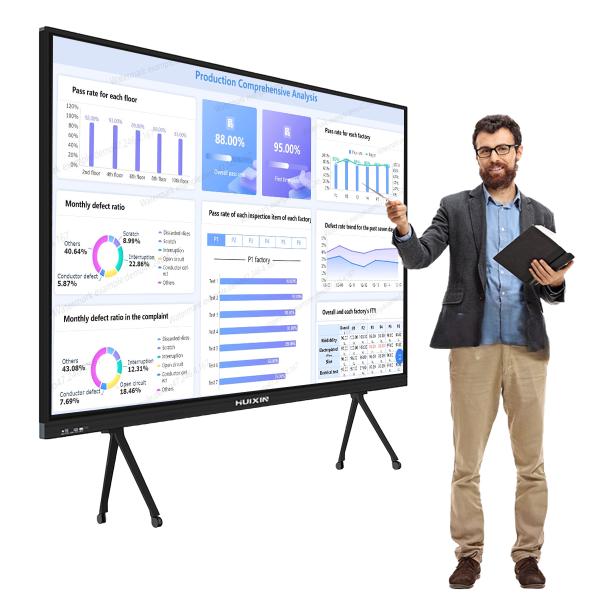 Quality Interactive Smart Board with Video Conferencing Native Support for Zoom/Teams for sale